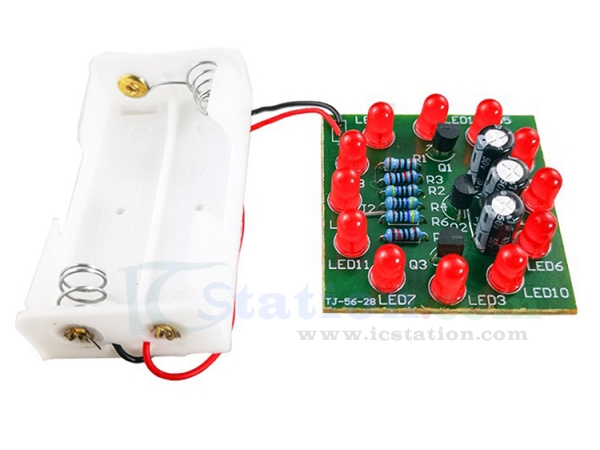 DIY LED Circular Lamp Kit - Soldering Practice Kits for Beginners