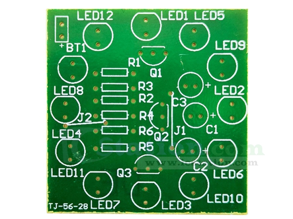 DIY LED Circular Lamp Kit - Soldering Practice Kits for Beginners
