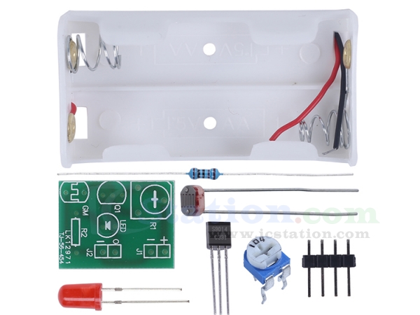 DIY Kit Light Control Switch - Adjustable LED Lamp Circuit Soldering ...