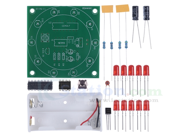 DIY Kit Lucky Wheel Sweepstakes Electronic Soldering Practice Kits for ...