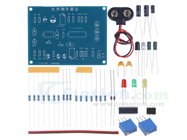 NE555 Infrared Reversing Radar Sensor DIY Kit - Electronic Soldering ...