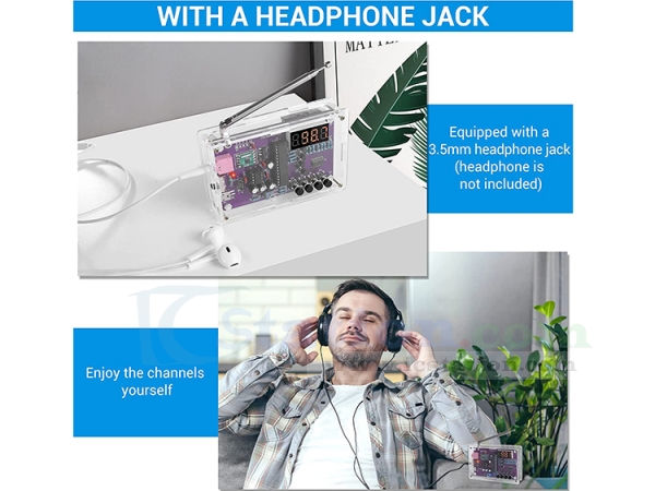 DIY Radio Kits FM 87-108MHz RDA5807 Radio Soldering Practice Kit