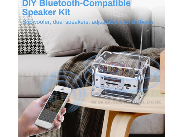 DIY Bluetooth Speaker Electronic Kits | FM Radio | Rechargeable Amplifier