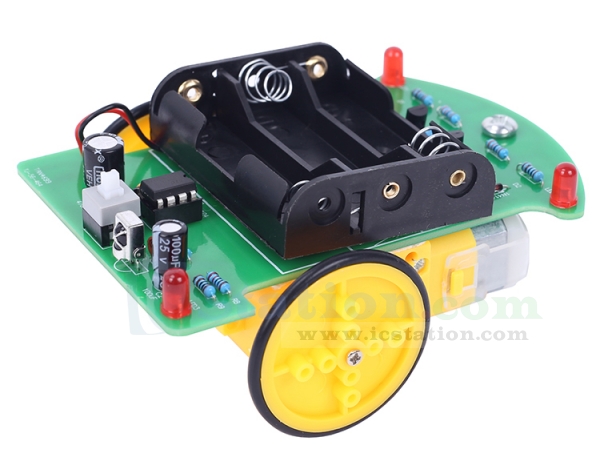 Infrared Remote Control Car Kit with C51 Microcontroller | Electronic ...
