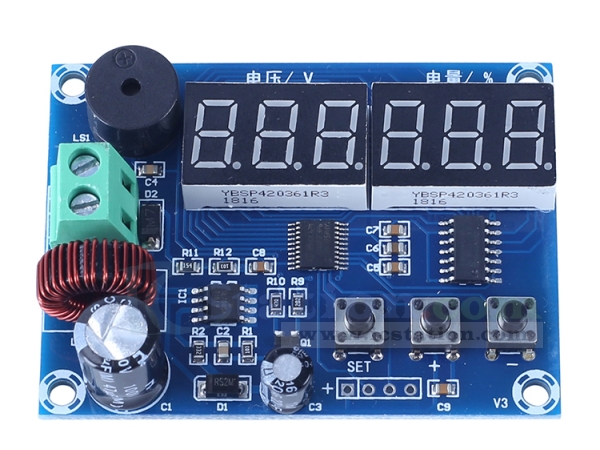 DC Voltage Power Display Module 12V 24V 36V 48V 72V Battery Capacity ...