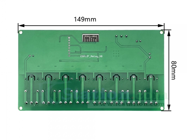 8 Channel ESP8266 Wireless WIFI Relay Module ESP-12F Development Board