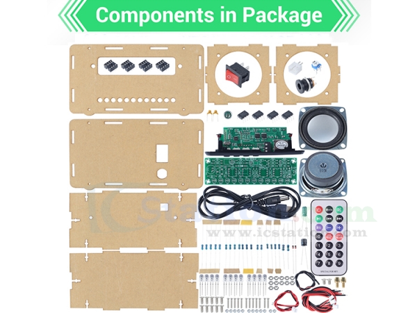 DIY Kit FM Radio Bluetooth Amplifier | DIY Bluetooth Speakers ...