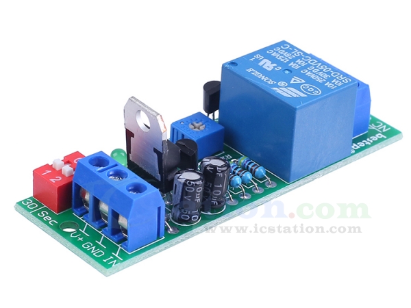 DC 4.5V-6V 0.2s-300minutes Delay Relay Module Power-off Delay ...
