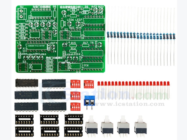 Combinational Logic Circuit DIY Kit - Gate Circuit Assembly