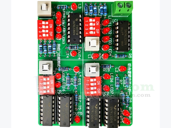 Combinational Logic Circuit DIY Kit - Gate Circuit Assembly