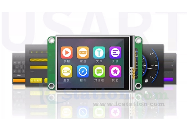 2.4in TFT LCD Touch Display Screen - 320*240 HIMI UART