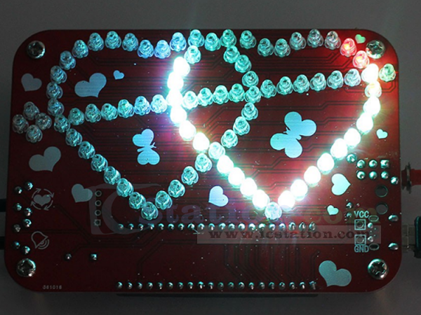 DIY Music Colorful RGB LED Flashing Light | Electronic DIY Kits for ...