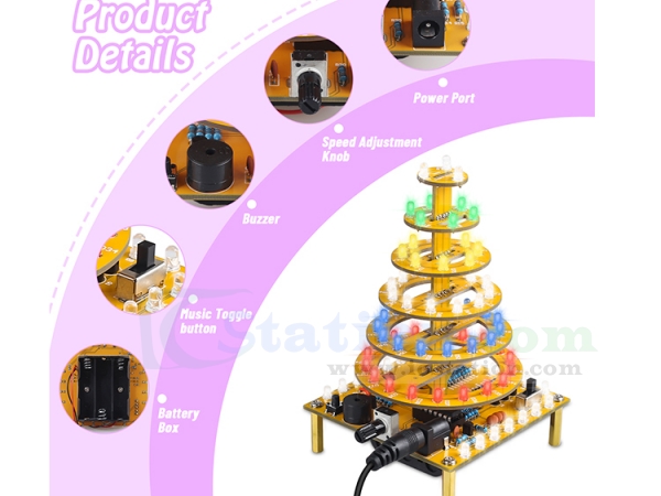 ICStation Cake Tower Soldering Practice Kit | Challenge Advanced Kit