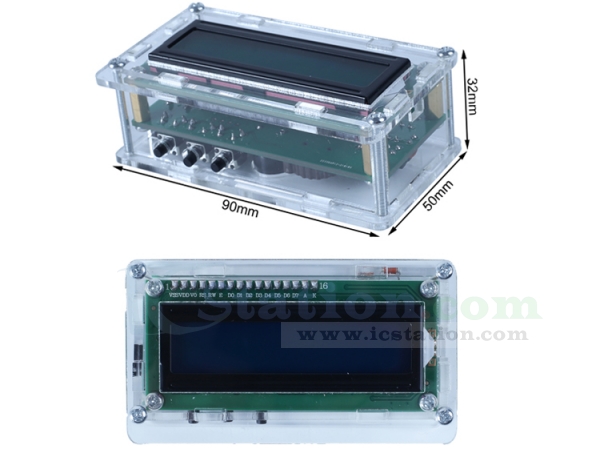 LCD1602 Display Electronic Clock Kit | Soldering Practice Kits for STEM ...