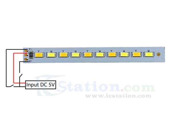 5PCS Dual-Color LED Lamp Board | DC 5V 5W