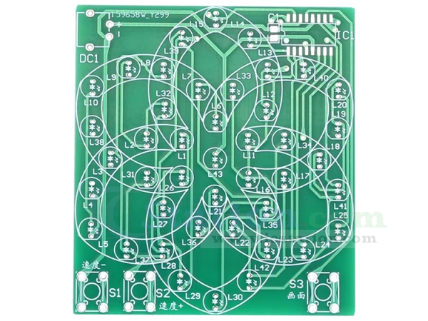 LED Electronic Windmill Water Flowing Light | DIY Kit for Beginners