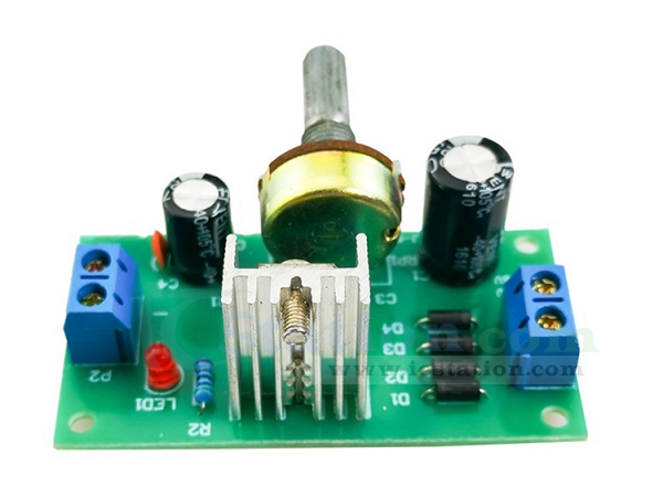 DIY Kit AC/DC-DC LM317 Adjustable Step Down Power Supply | Soldering ...