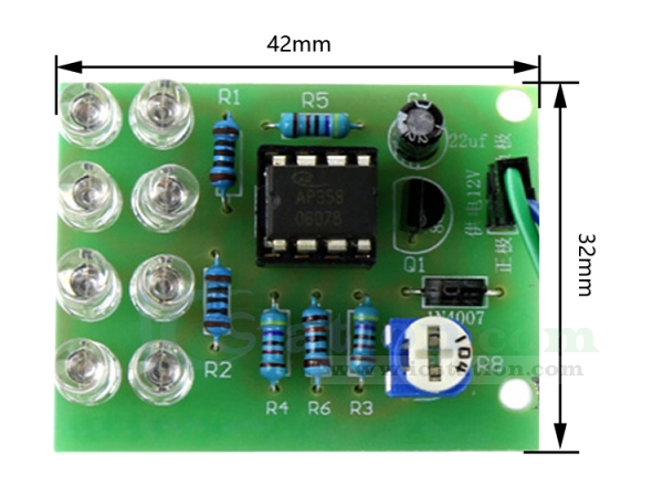 DIY Kit LM358 Breathing Lamp - Soldering Practice Kits