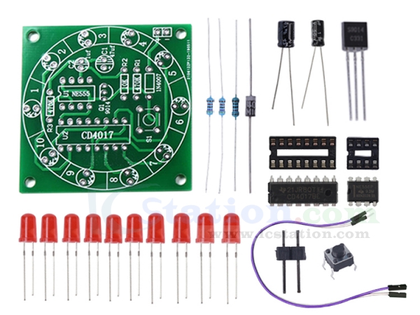 DIY Electronic Lucky Wheel Sweepstakes Kit - Soldering Projects