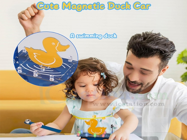 ICStation Magnetic Car DIY Electronic Kit for STEM Education Physics ...