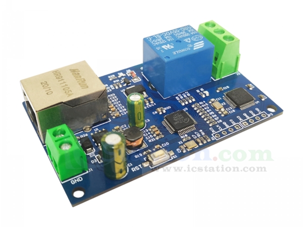 Modbus RTU Network Relay Module - W5500 Ethernet LAN Controller