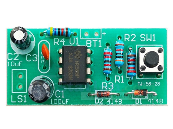 NE555 Doorbell DIY Kit for Electronic Soldering Practice