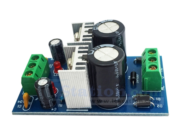 DC Regulated Power Supply DIY Kit | 9V Dual Power Module | Soldering ...