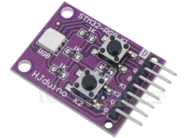 RGB LED Driver Module 2Bit Button Controller PWM Programmable LED Lamp ...