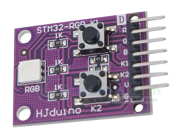 RGB LED Driver Module 2Bit Button Controller PWM Programmable LED Lamp ...