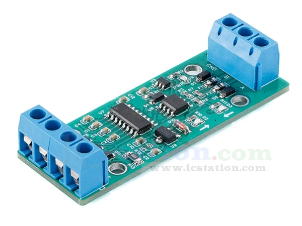 DC 5V-30V RS232 to RS485 Bidirectional Converter - Level Communication ...