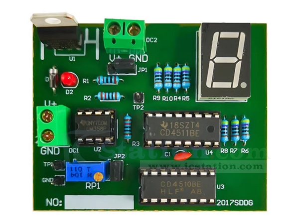 DC 5V Single Digit DIY Electronic Counter Kit - Soldering Practice