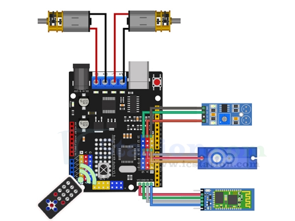 TB6612 0.6A Dual DC Motor Driver Module Shield MCU Micro Controller for ...