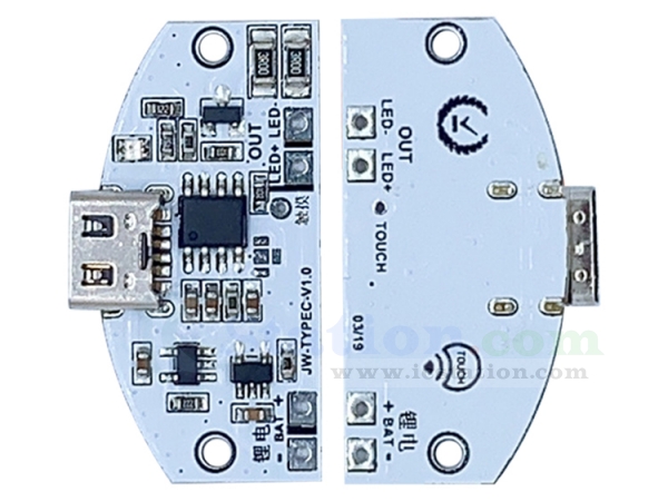 USB Touch Table Lamp Dimmer LED Driver 0-100% Stepless Dimmer Module ...