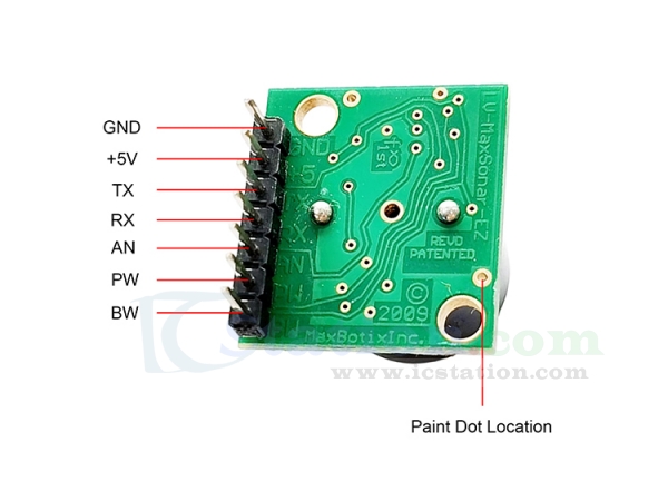 MB1040 Ultrasonic Ranging Sensor Module for Drones and Robots | ICStation