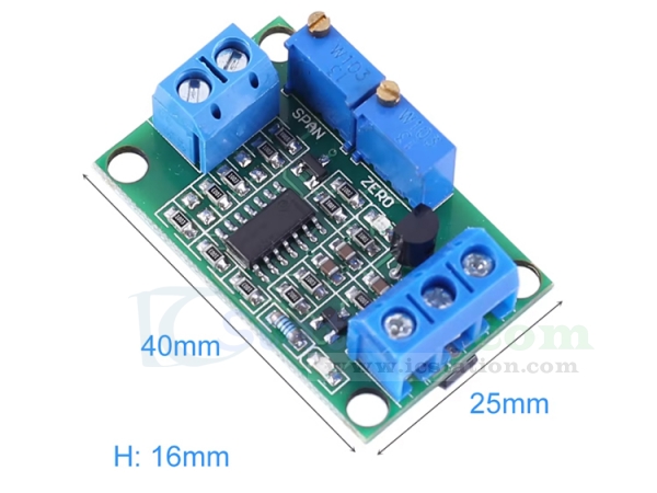 DC 0-10V to 4-20mA Non-Isolated Voltage to Current Converter Module LED ...