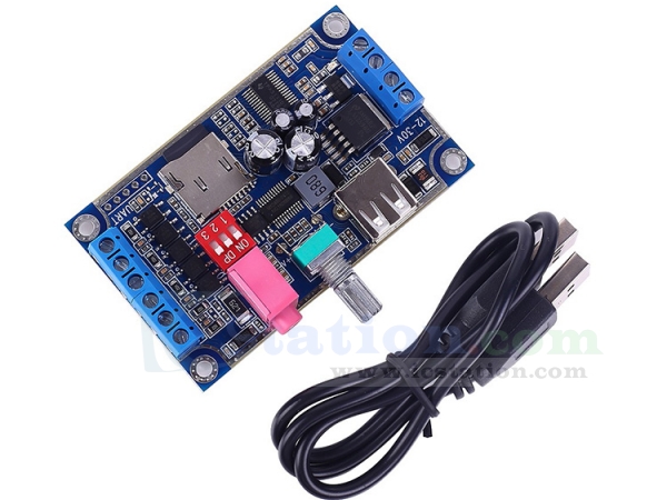 MY-F1090 WAV MP3 Voice Module | 10W Sound Player Support TF Card U-Disk