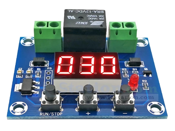 Dc 12v Digital Timing Switch 1 999 Minutes Countdown Timer Module