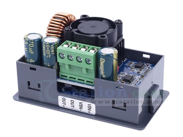 DC-DC 400W 8A Adjustable Automatic Buck Power Supply Module, CCCV Step ...