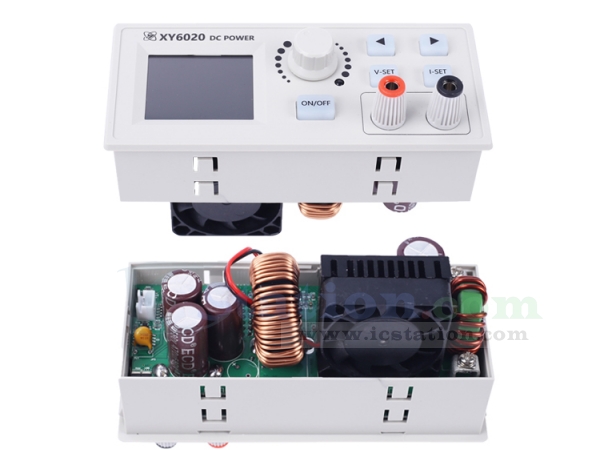 Voltage Buck Converter, DC-DC 1200W Step Down Power Supply Adapter, 6V-70V to 0-60V 0-20A CVCC ...