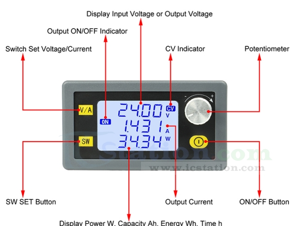 DC-DC Adjustable Buck Boost Power Supply Module 6-36V to 0.6-36V | 80W ... DC-DC Adjustable Buck Boost Power Supply Module 6-36V to 0.6-36V | 80W ...