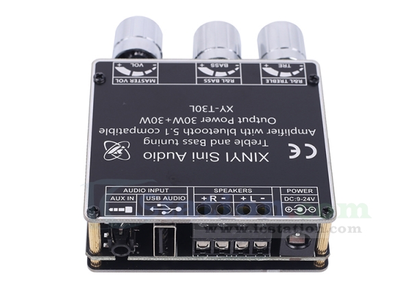 30W+30W Treble Bass Bluetooth-compatible Amplifier Board | XY-T30L