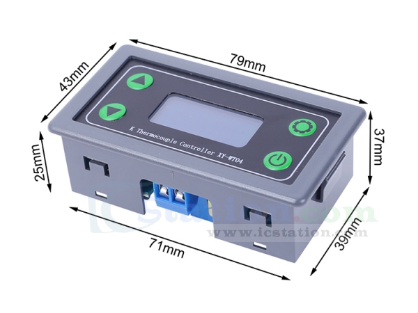 XY-WT04 High-Temperature Controller | K-type Thermocouple -99~999C LCD ...