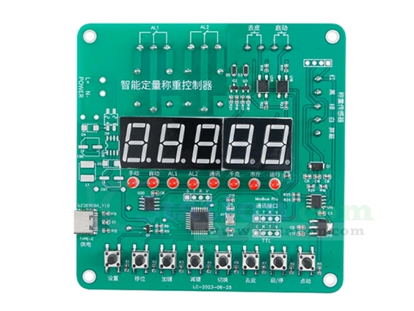 YR-3190 Intelligent Digital Weighing Display | RS485 MODBUS-RTU Controller | 24Bit ADC Signal ...