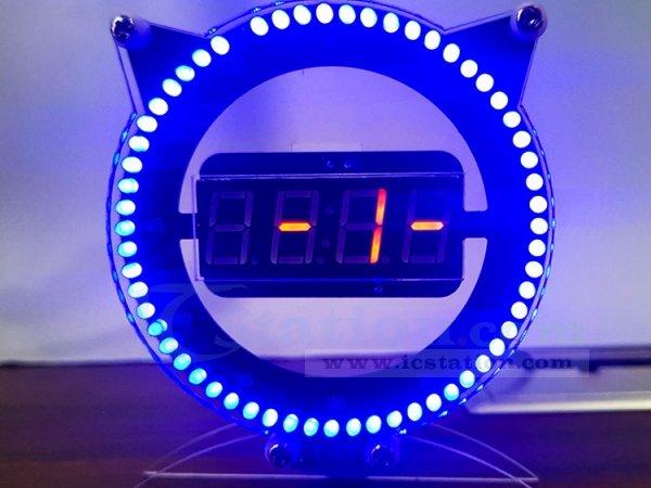 DIY LED Clock Kit with Temperature Alarm | 0.56" 4-Bit Tube ...