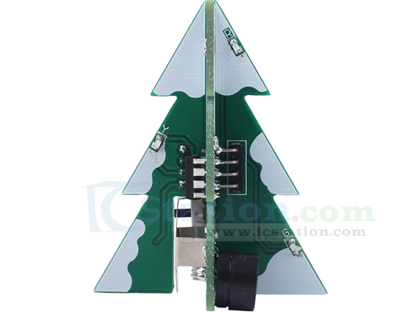3D Mini PCB Christmas Tree with Music DIY Kit | SMD Soldering Practice Kit