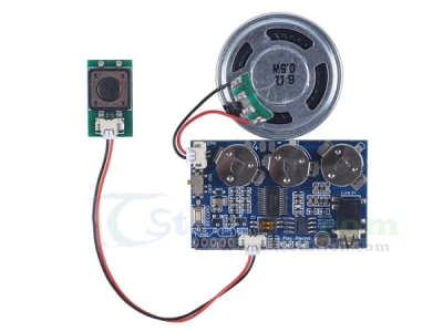 8M Recordable Voice Module | 17 Minutes Recording Button Control ...