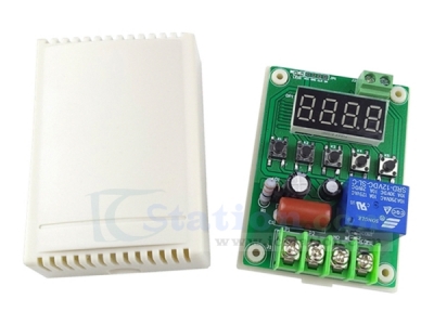 DC 12V Timer Countdown Module, 10A Relay Delay Module Programmable ...