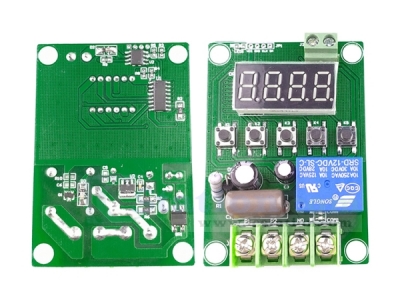 DC 12V Timer Countdown Module, 10A Relay Delay Module Programmable ...
