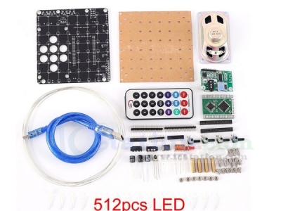 DIY Kit 3D Light Cube 8x8x8 RGB LED Cube - Advanced Soldering Projects