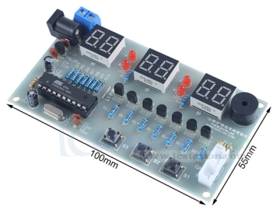 DIY Kit 6Bit Electronic Clock Alarm Counter Countdown Stopwatch ...